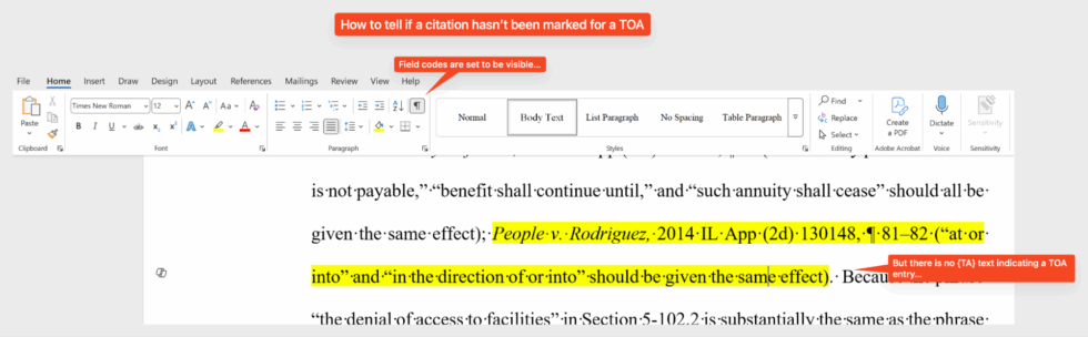 Troubleshooting your Microsoft Word Table of Authorities: A Deeper Dive ...